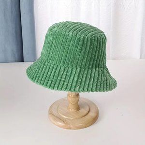 Accessories | Soft Stylish Corduroy Style Velour Sage Green Bucket ...